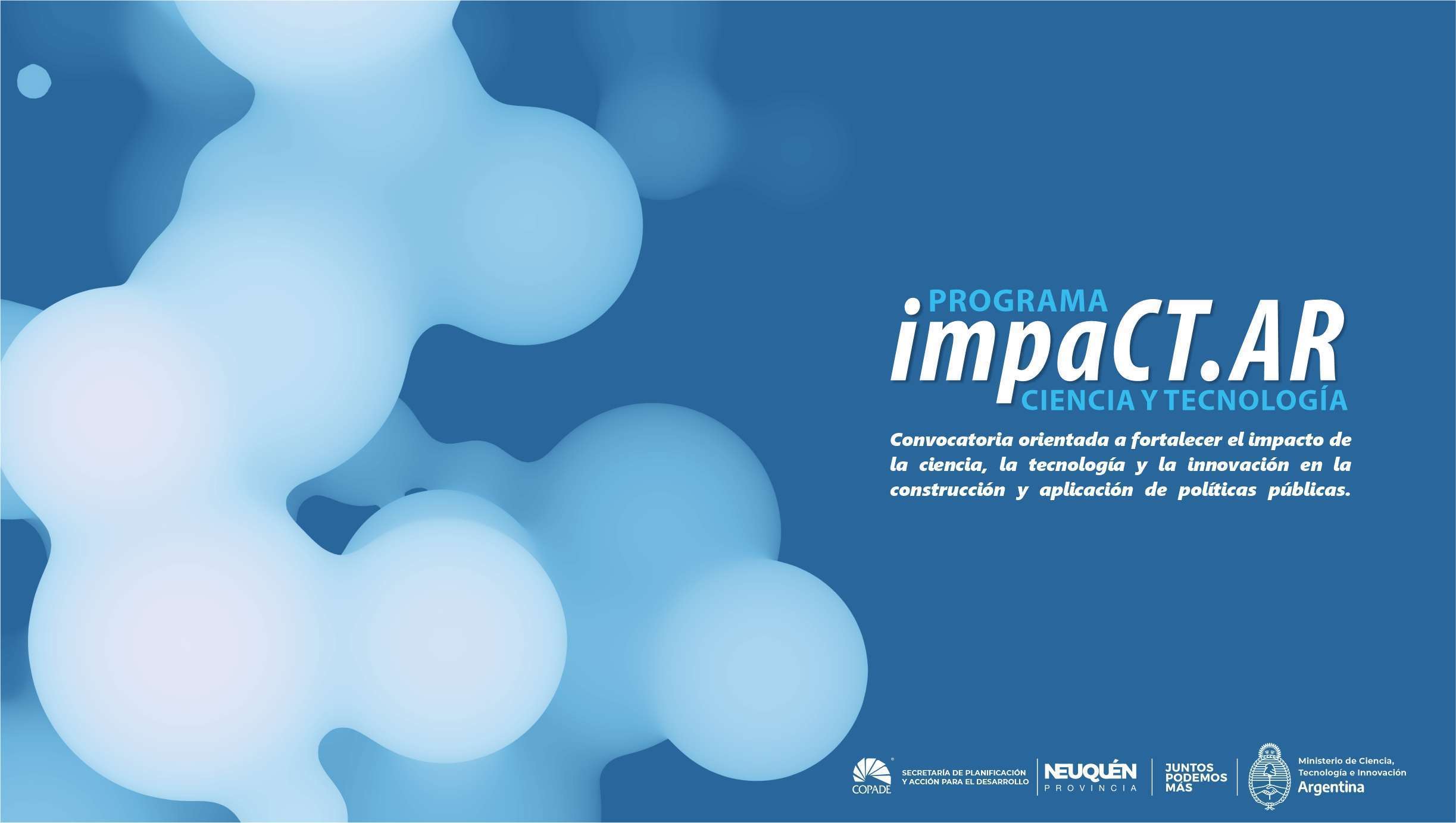 Programa IMPACTAR: ciencia y tecnología para contribuir al desarrollo ...